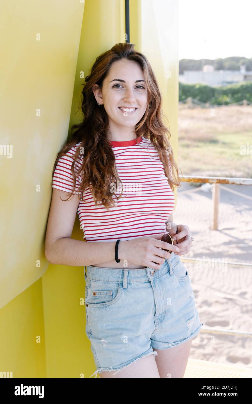 Young beautiful lifeguard woman hi-res stock photography and images - Alamy