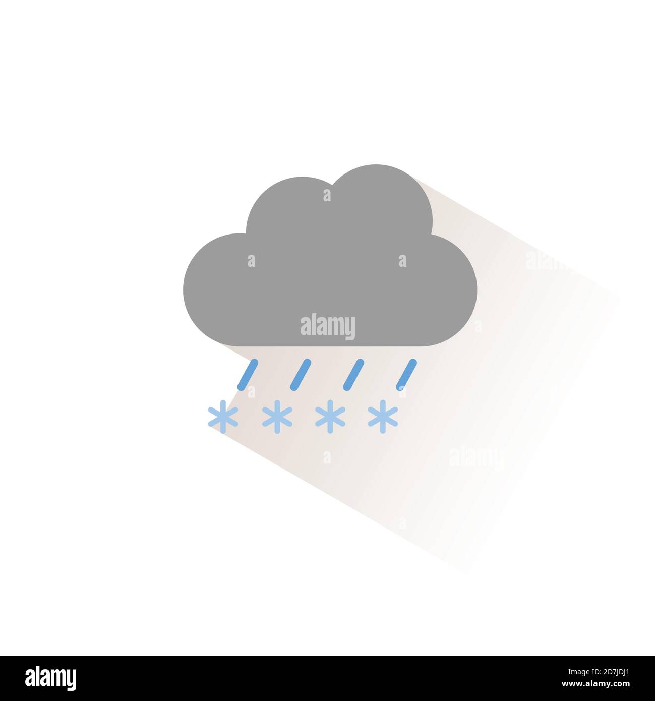 Sleet symbol Stock Vector Images - Alamy