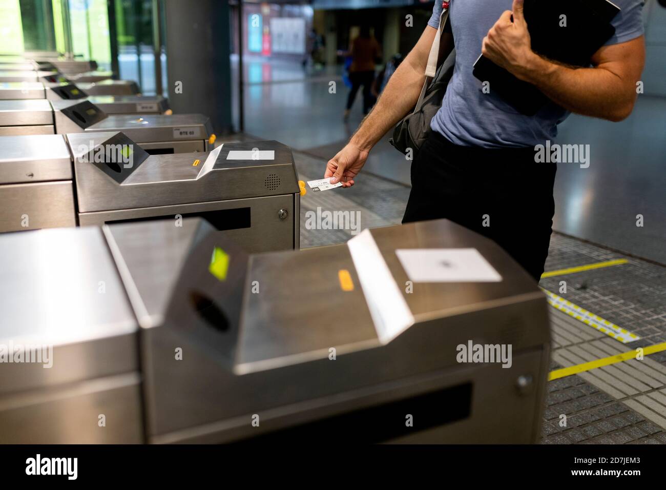 Railway turnstile hi-res stock photography and images - Alamy
