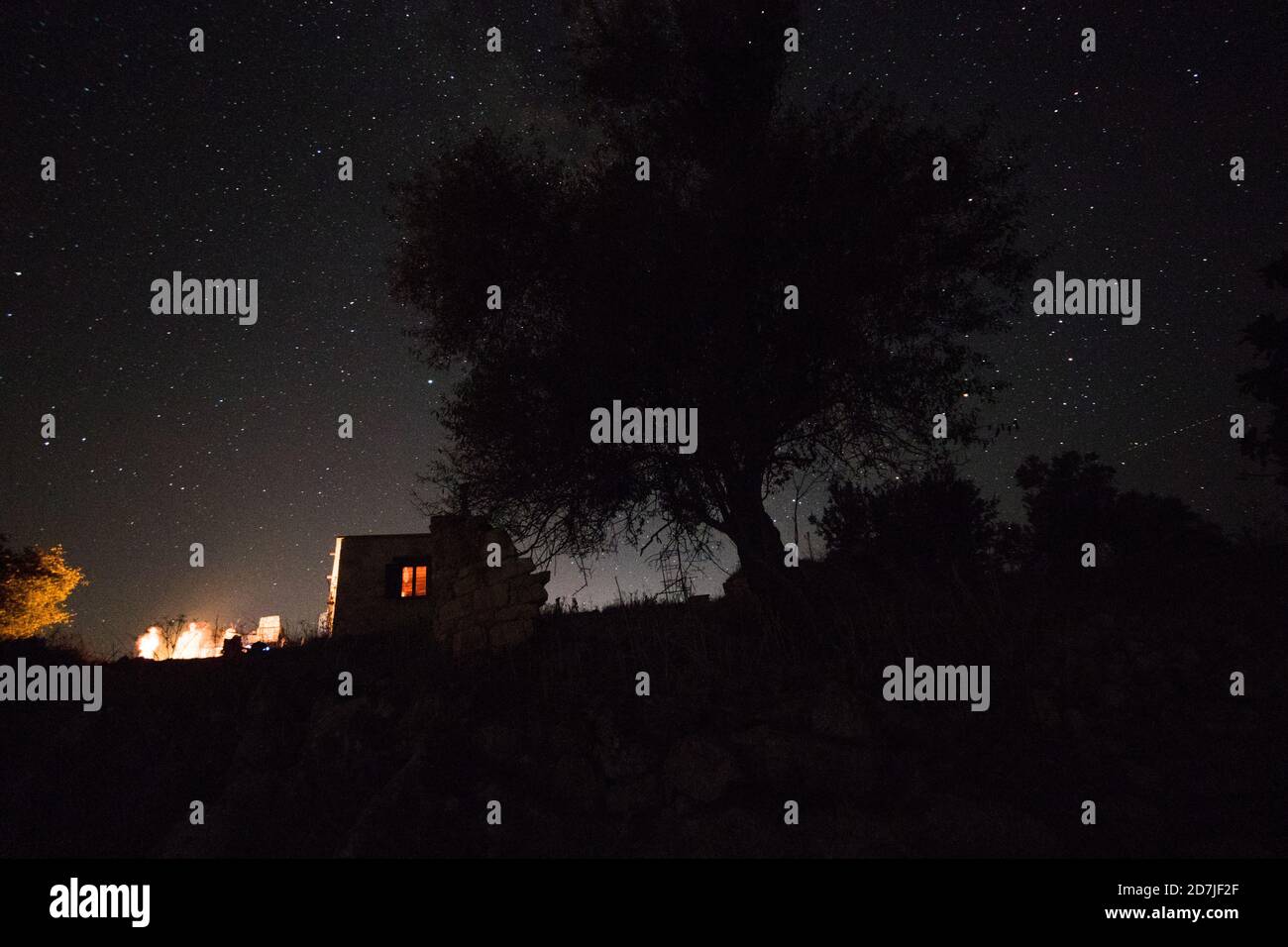 Night Sky as viewed from Fasli, Paphos Cyprus Stock Photo - Alamy