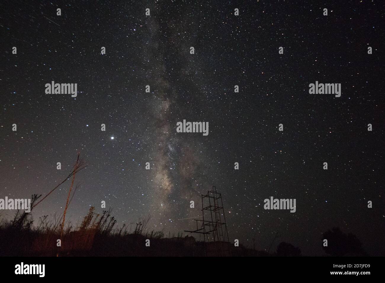 Night Sky as viewed from Fasli, Paphos Cyprus Stock Photo - Alamy