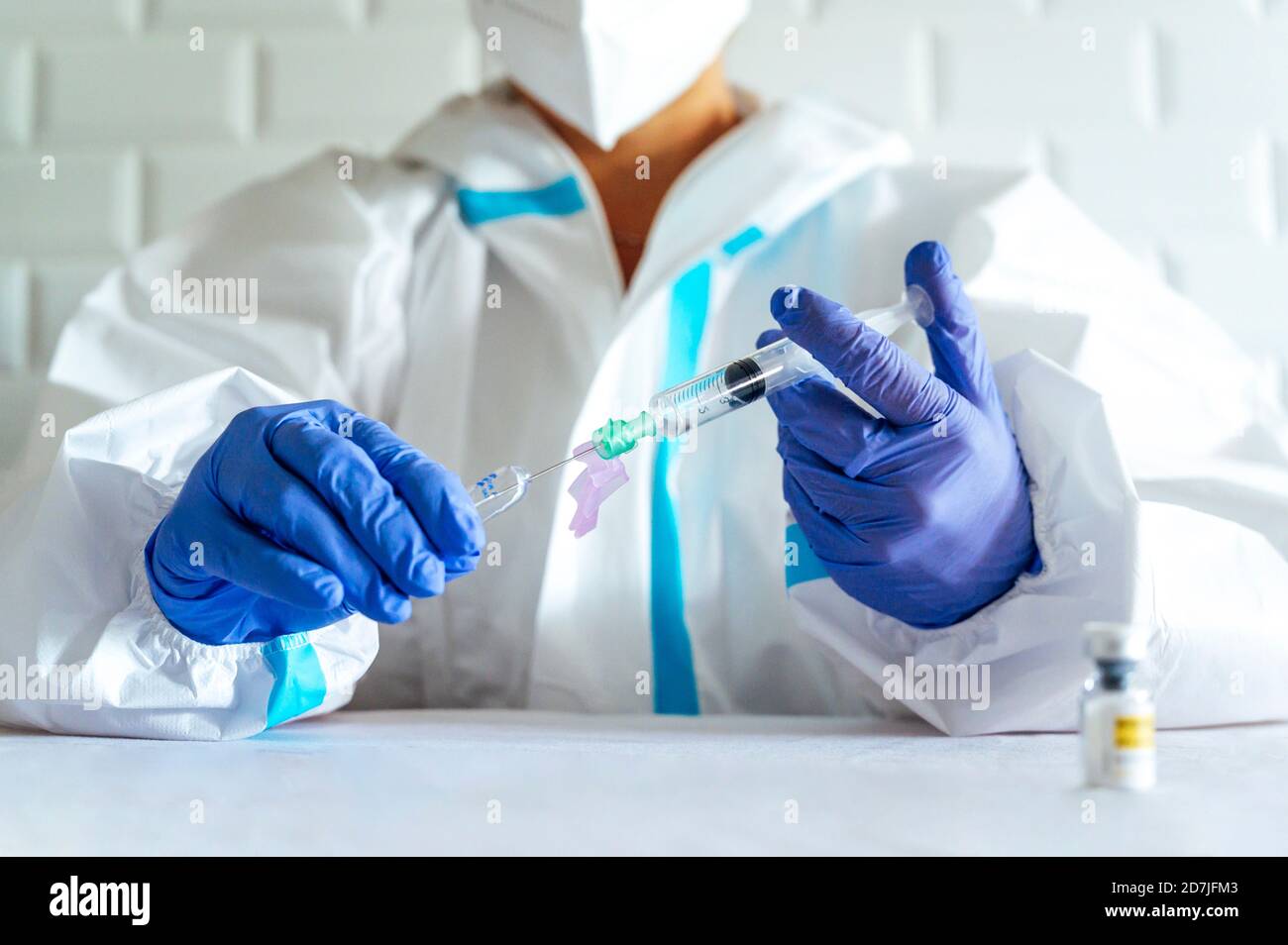 Hospital nurse injection hi-res stock photography and images - Alamy
