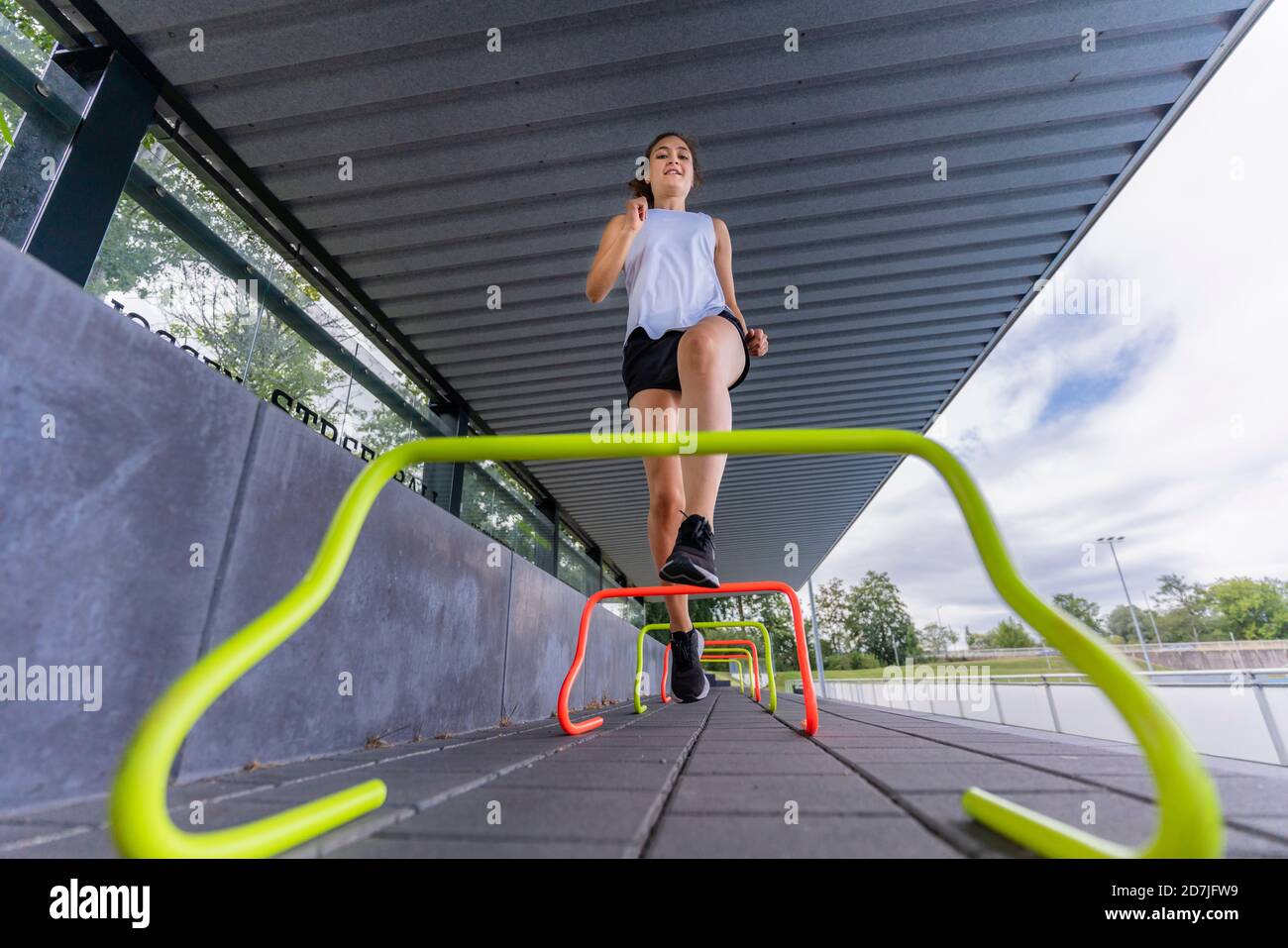 Practicing over the hurdles hi-res stock photography and images - Alamy