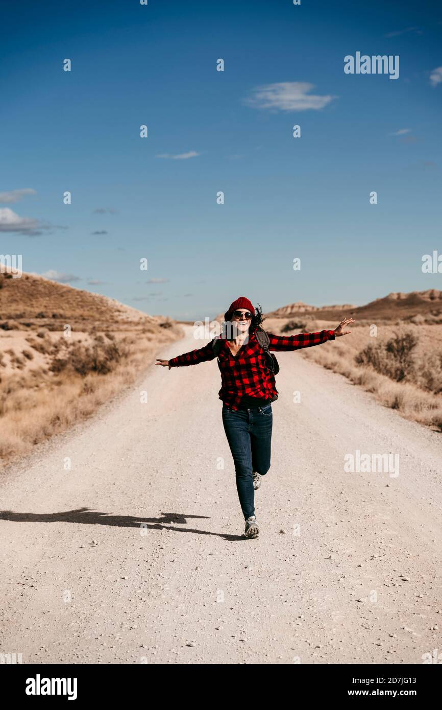 Woman running toward camera hi-res stock photography and images - Alamy