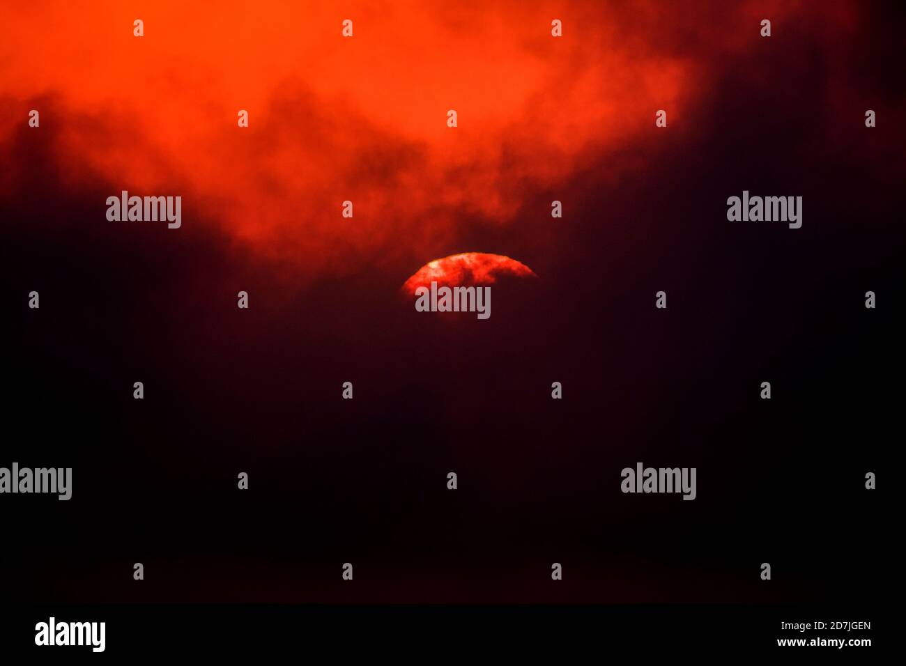 Sunset as viewed from Fasli, Paphos Cyprus Stock Photo - Alamy