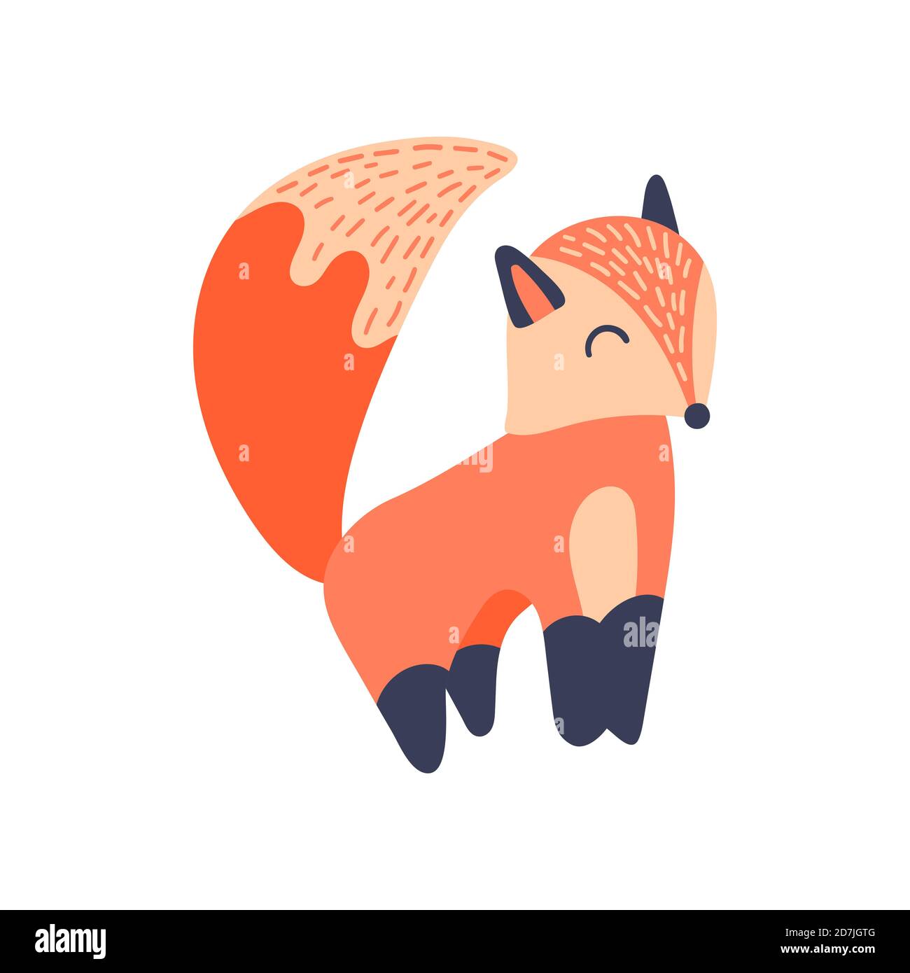 Simple Fox Illustration