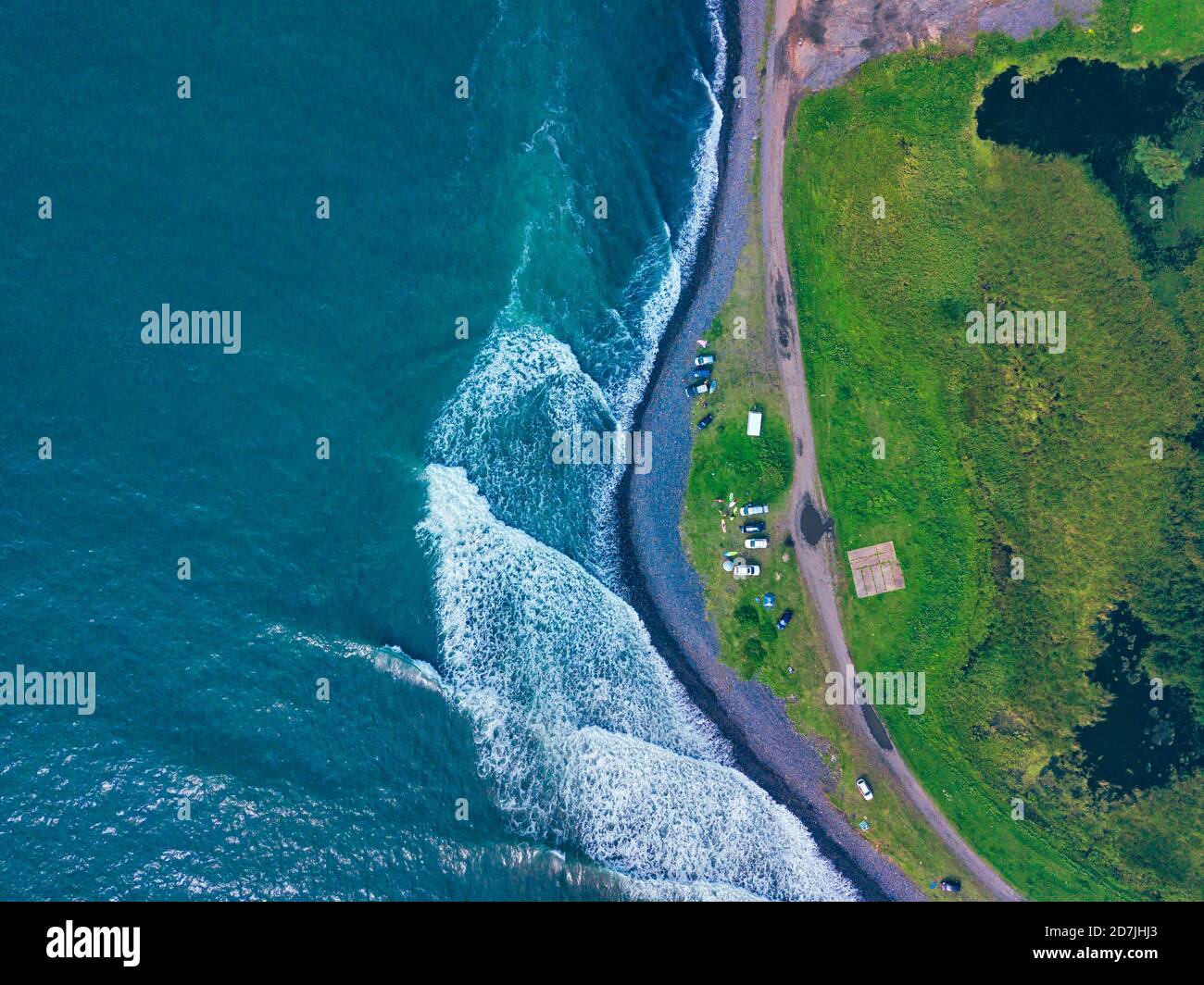 Beautiful landscape sea road view hi-res stock photography and images ...