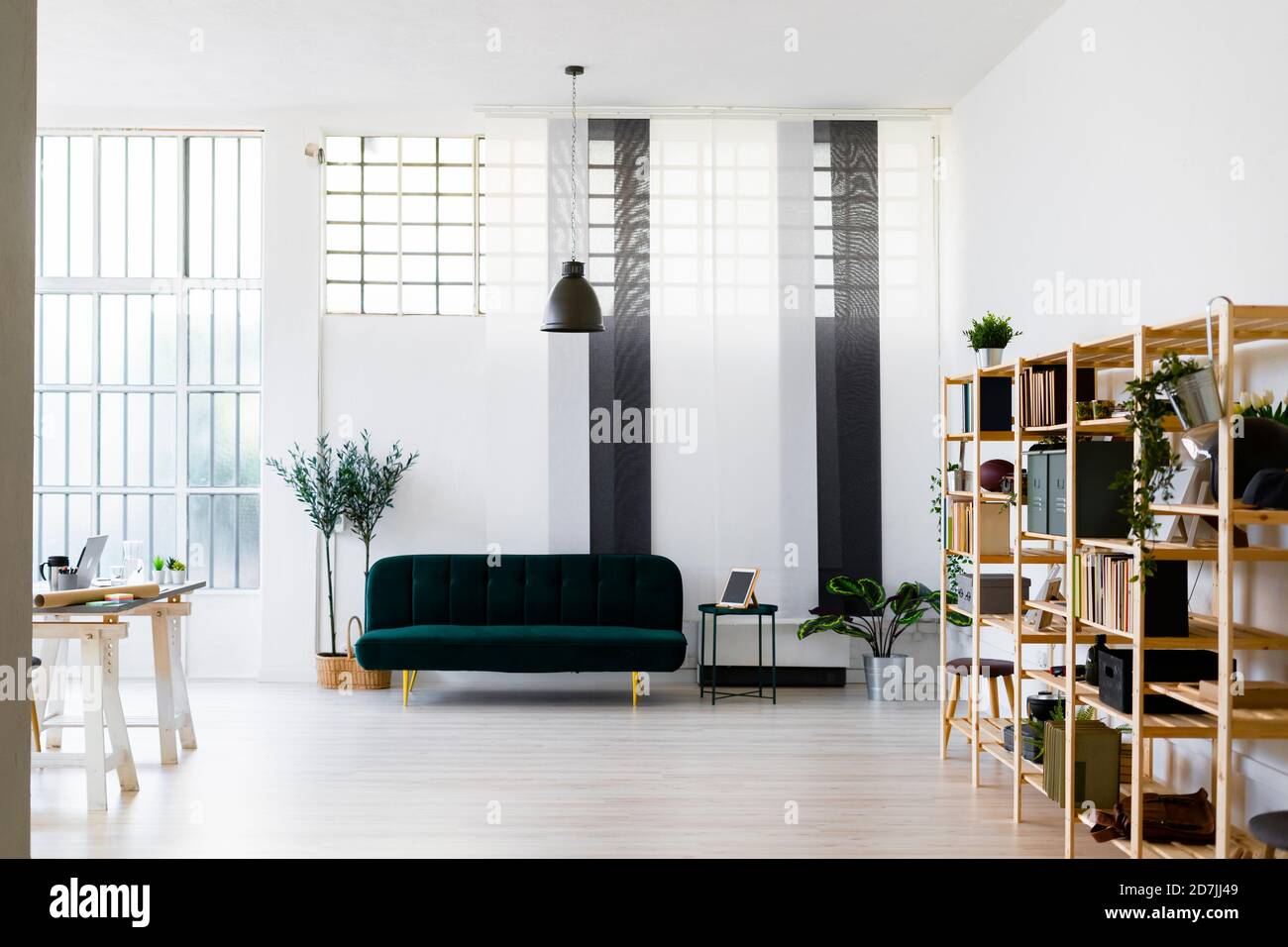 Interior of modern creative office Stock Photo - Alamy