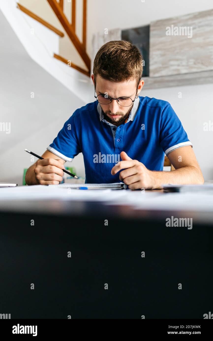 Table handsome hi-res stock photography and images - Alamy