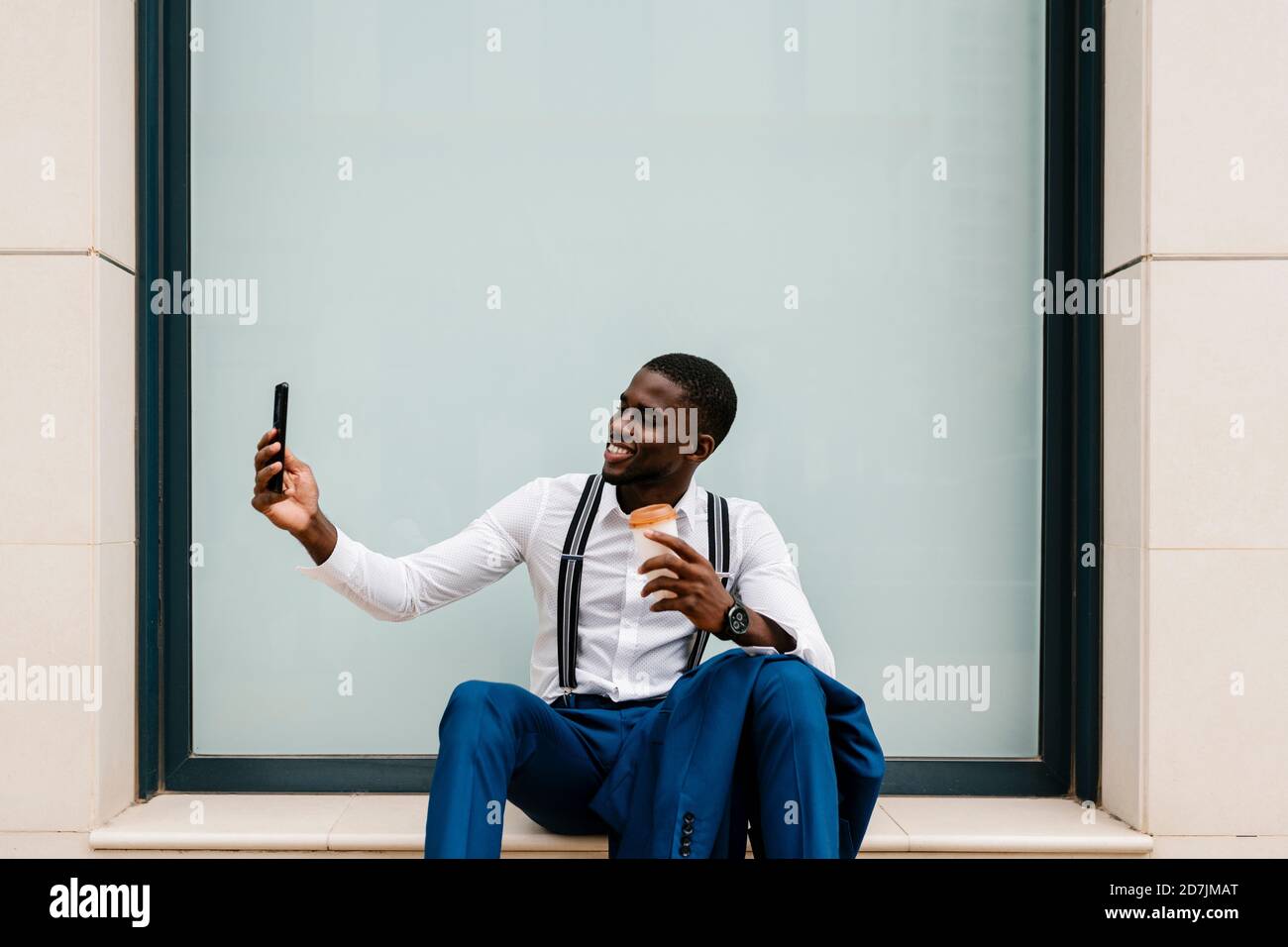 City through a window hi-res stock photography and images - Alamy