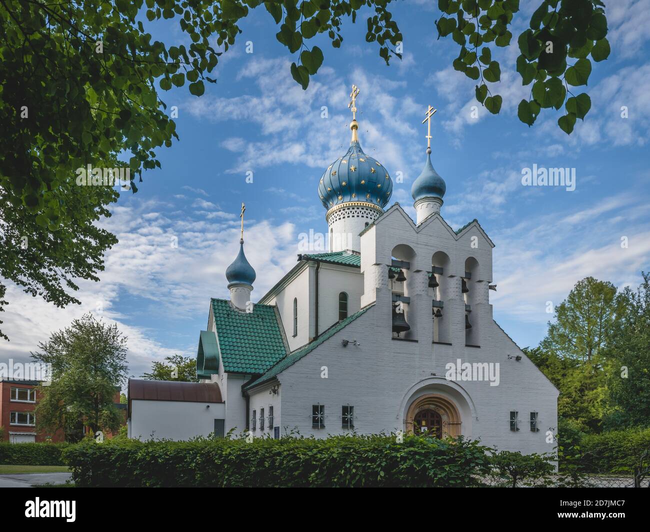 Germany, Hamburg, Russian Orthodox Church of St. Procopius Stock Photo ...