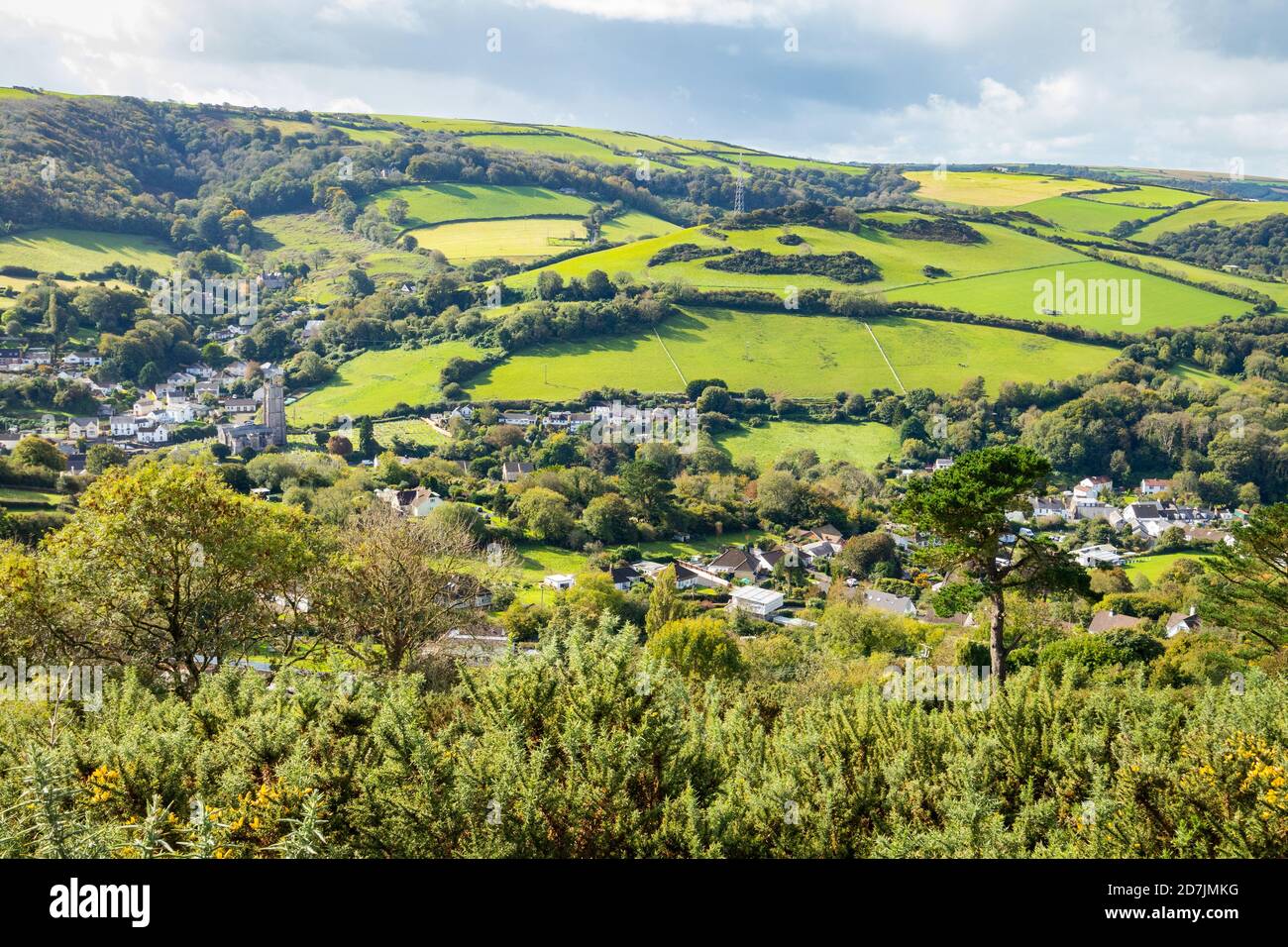 Combe Martin, North Devon Stock Photo - Alamy