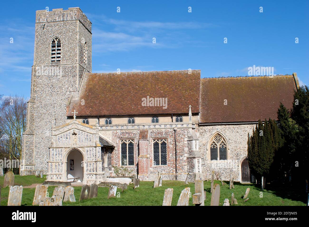 St Mary the Virgin Church, Huntingfield, Suffolk, UK Stock Photo - Alamy