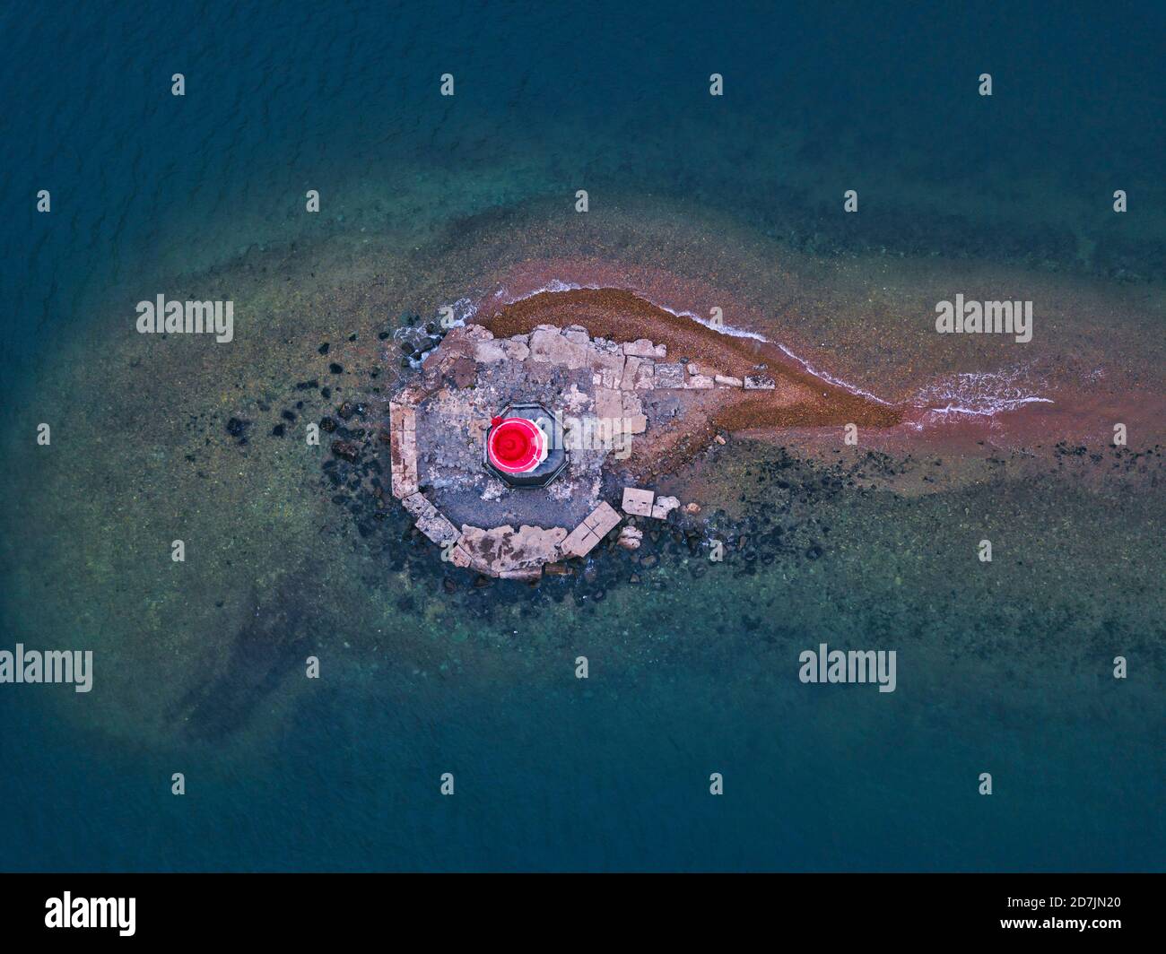 Aerial view of tokarevskaya cat lighthouse hi-res stock photography and ...