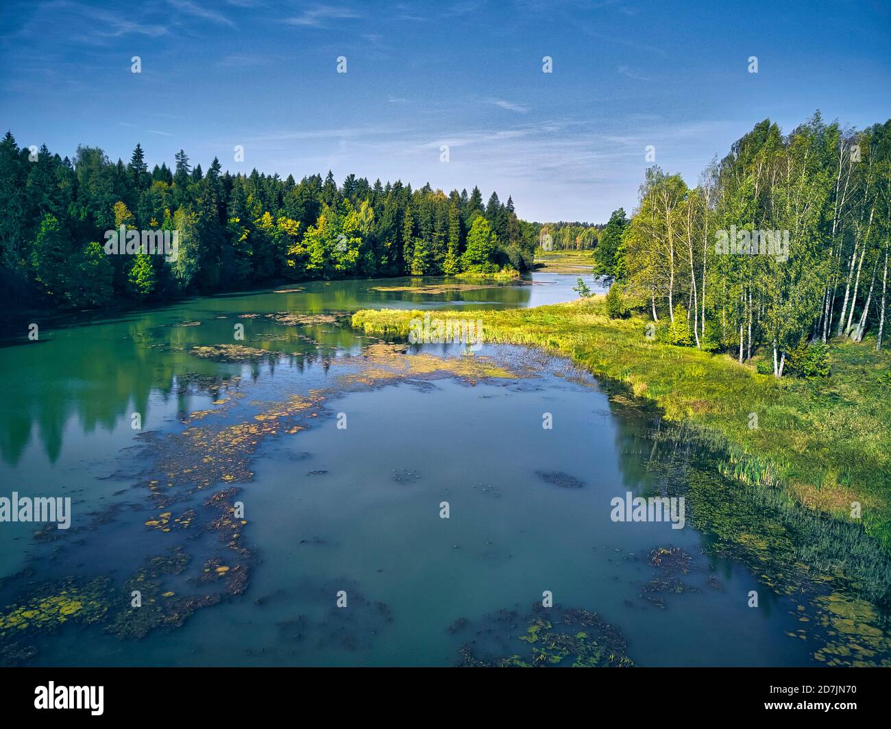 Idyllic river view hi-res stock photography and images - Alamy