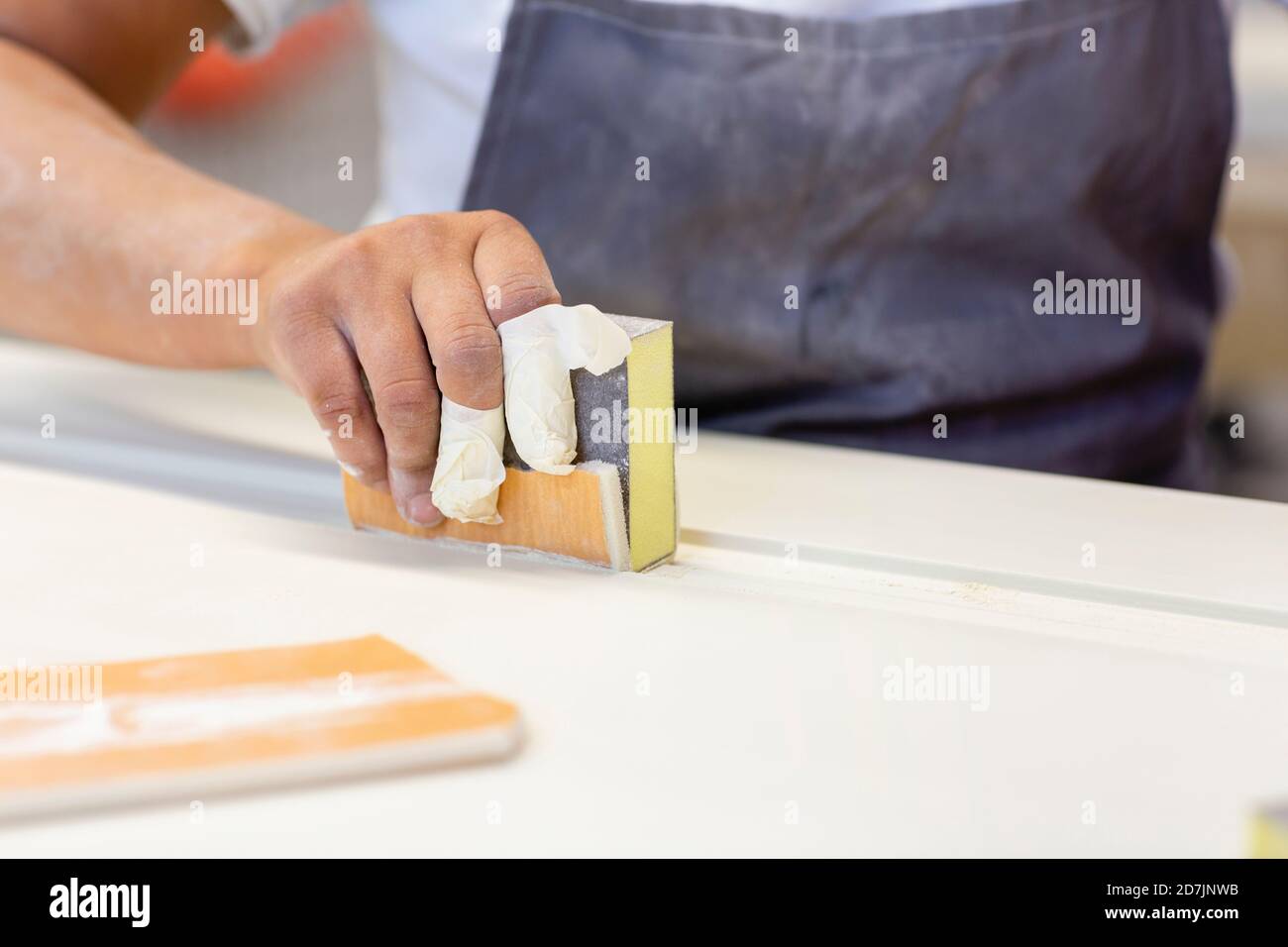 Hand sanding hi-res stock photography and images - Alamy