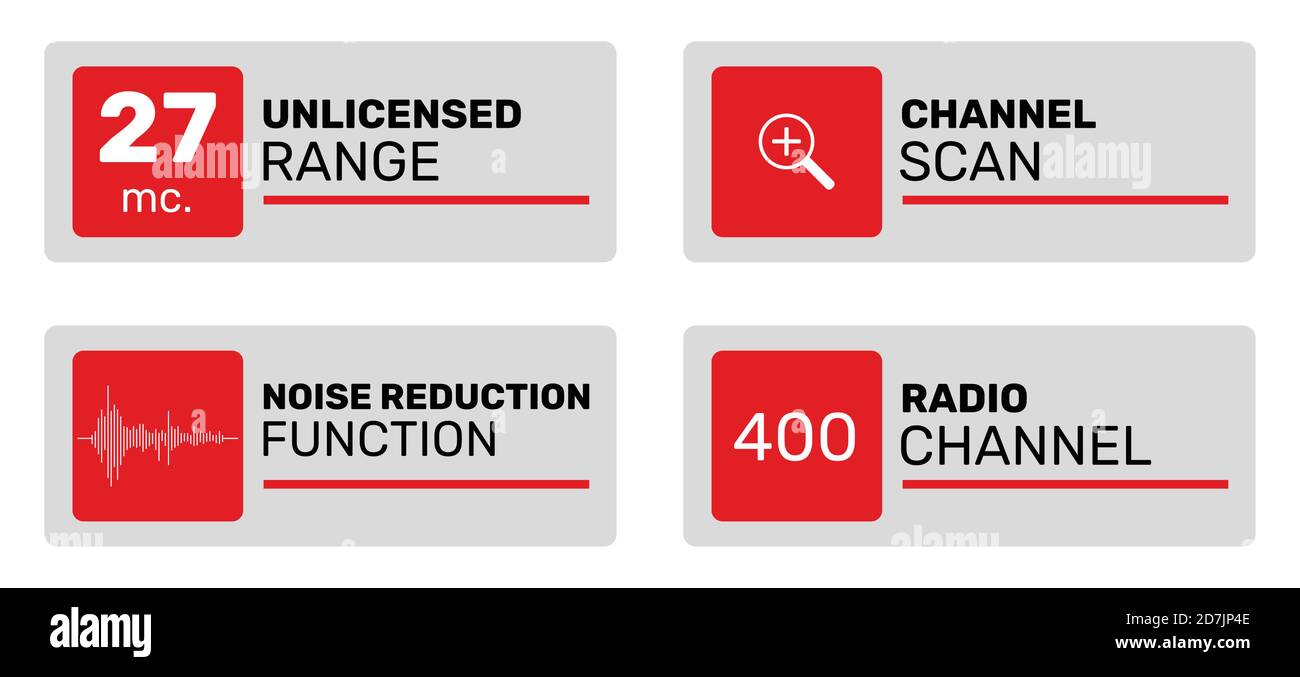 Modern icons of radio stations and smartphones functions. Vector ...