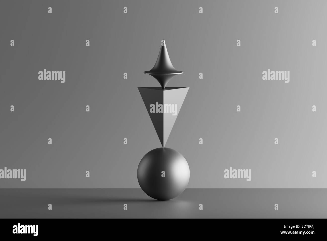 Geometric white pyramid hi-res stock photography and images - Alamy