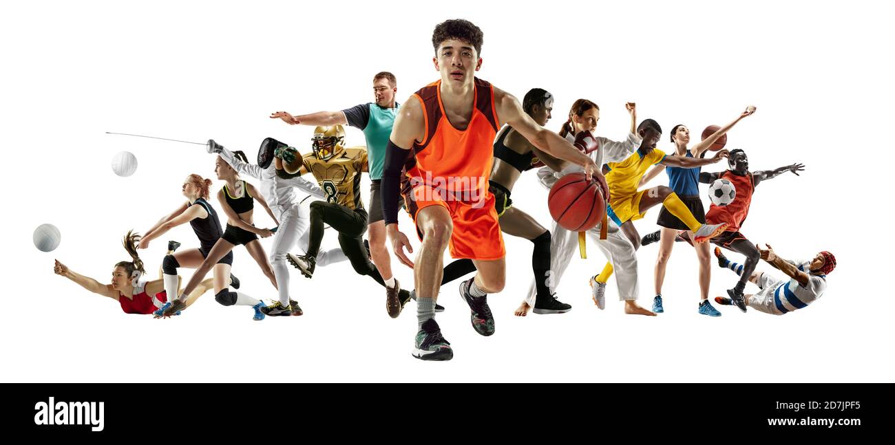 Famous Athletes Collage