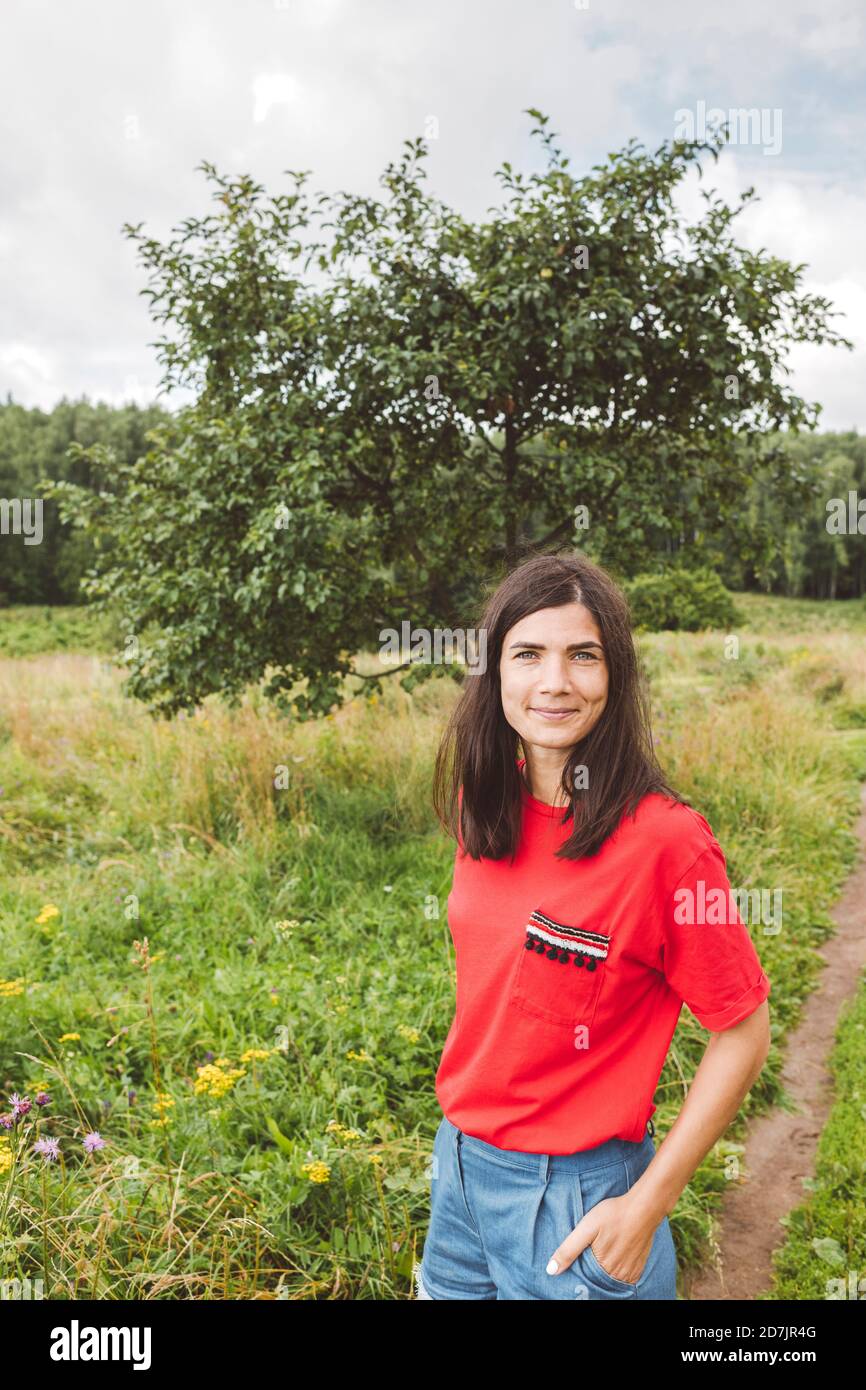 Beautiful woman standing her ground hi-res stock photography and images ...