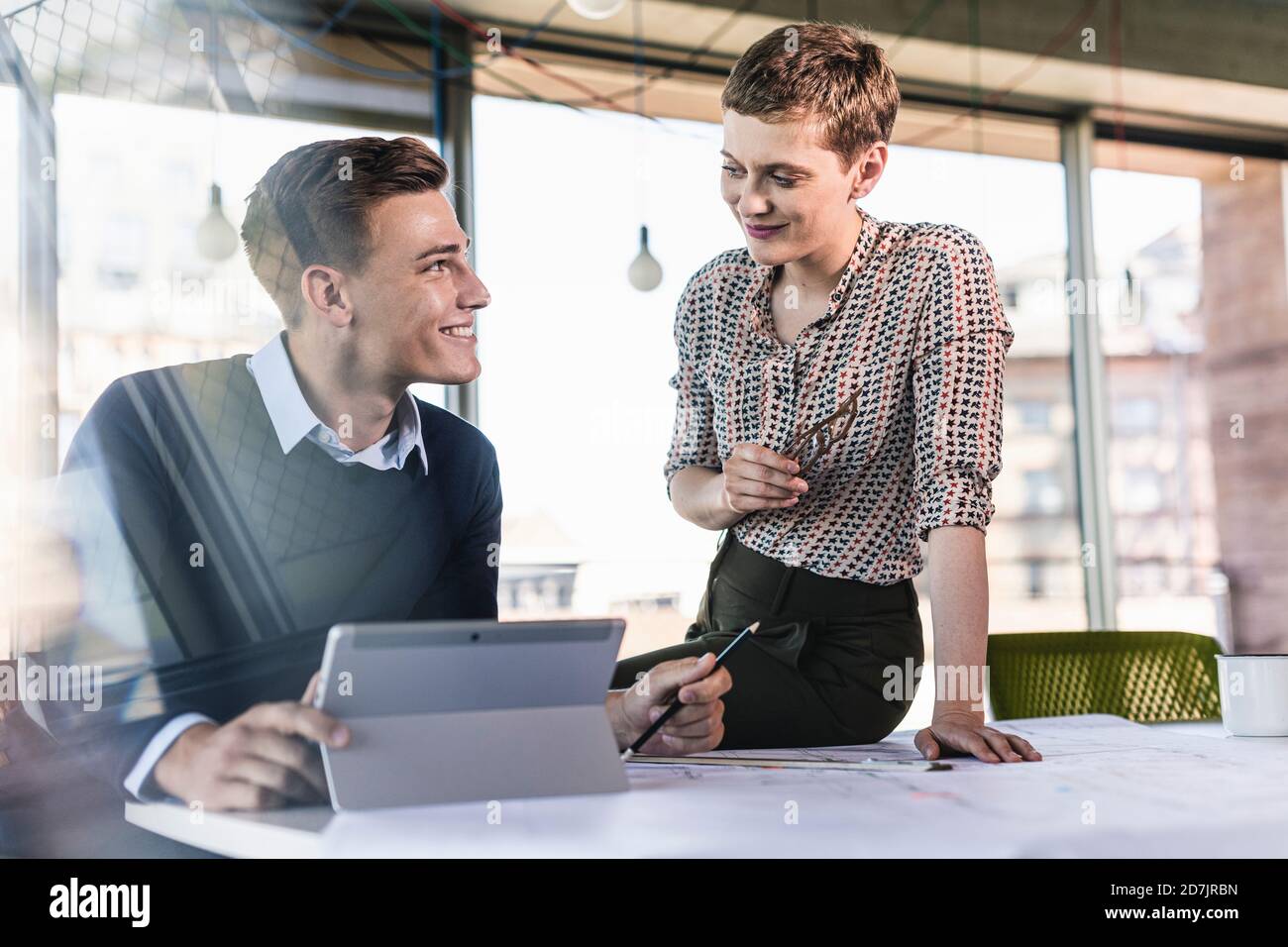 Partners desk hi-res stock photography and images - Alamy