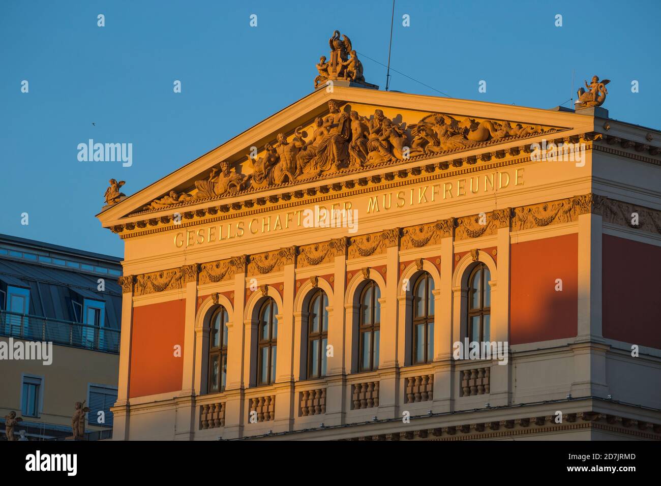 Austria, Vienna, Musikverein concert hall - home to the philharmonic ...