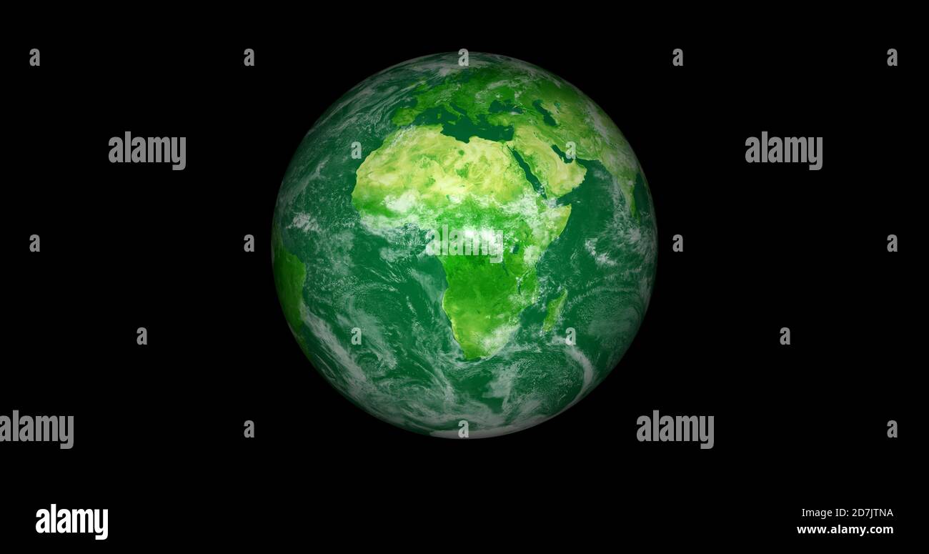 Beautiful photo realistic 3d earth on space. .front view of the earth ...