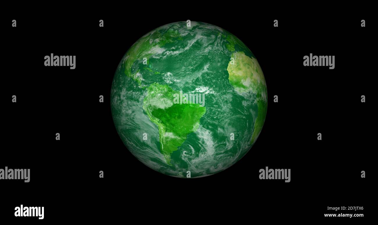 Beautiful photo realistic 3d earth on space. .front view of the earth ...