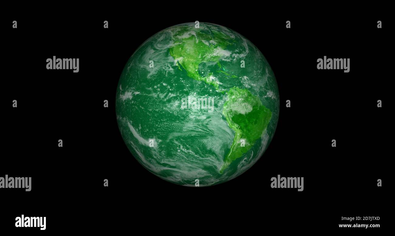 Beautiful photo realistic 3d earth on space. .front view of the earth ...