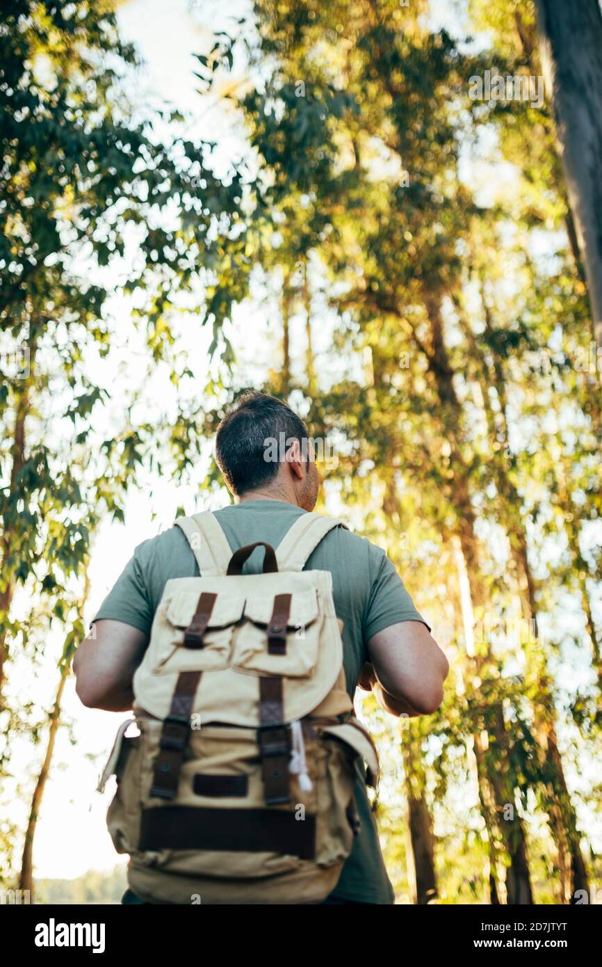 Male hiker with backpack hi-res stock photography and images - Alamy