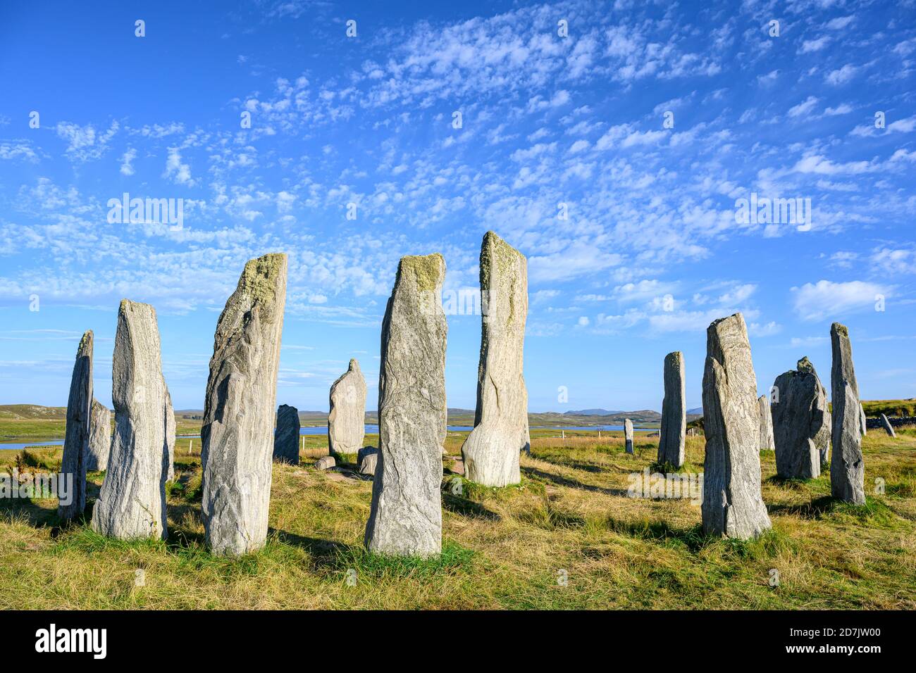 UK, Scotland, Callanish, Callanish Stones on Isle of Lewis Stock Photo ...