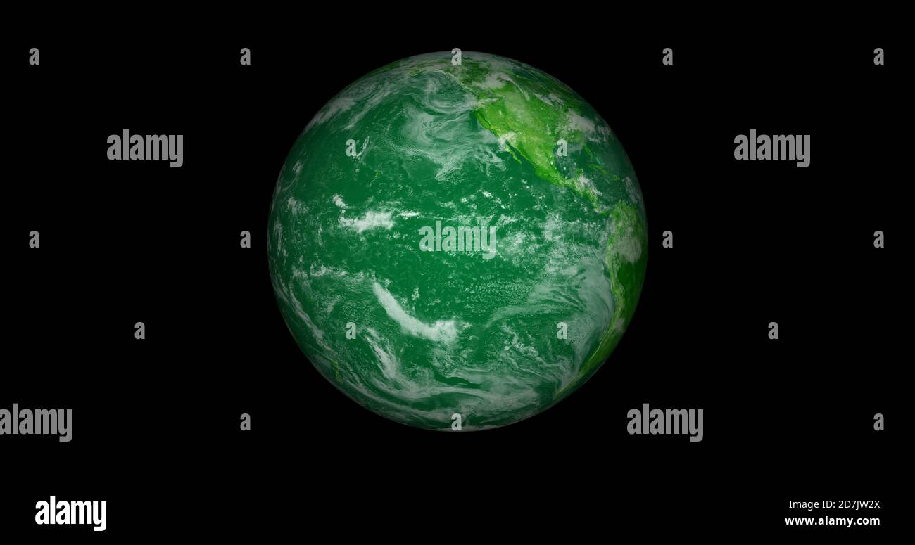 Beautiful photo realistic 3d earth on space. .front view of the earth ...