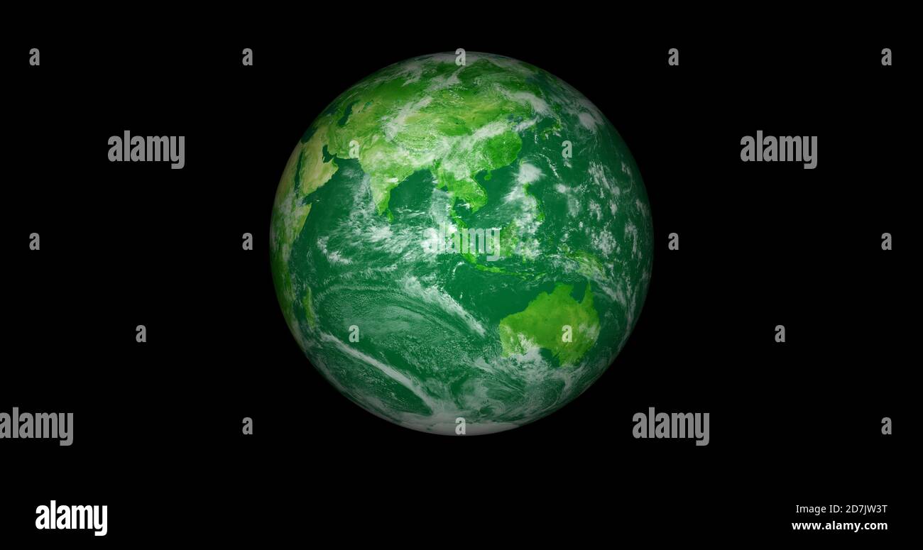 Beautiful photo realistic 3d earth on space. .front view of the earth ...