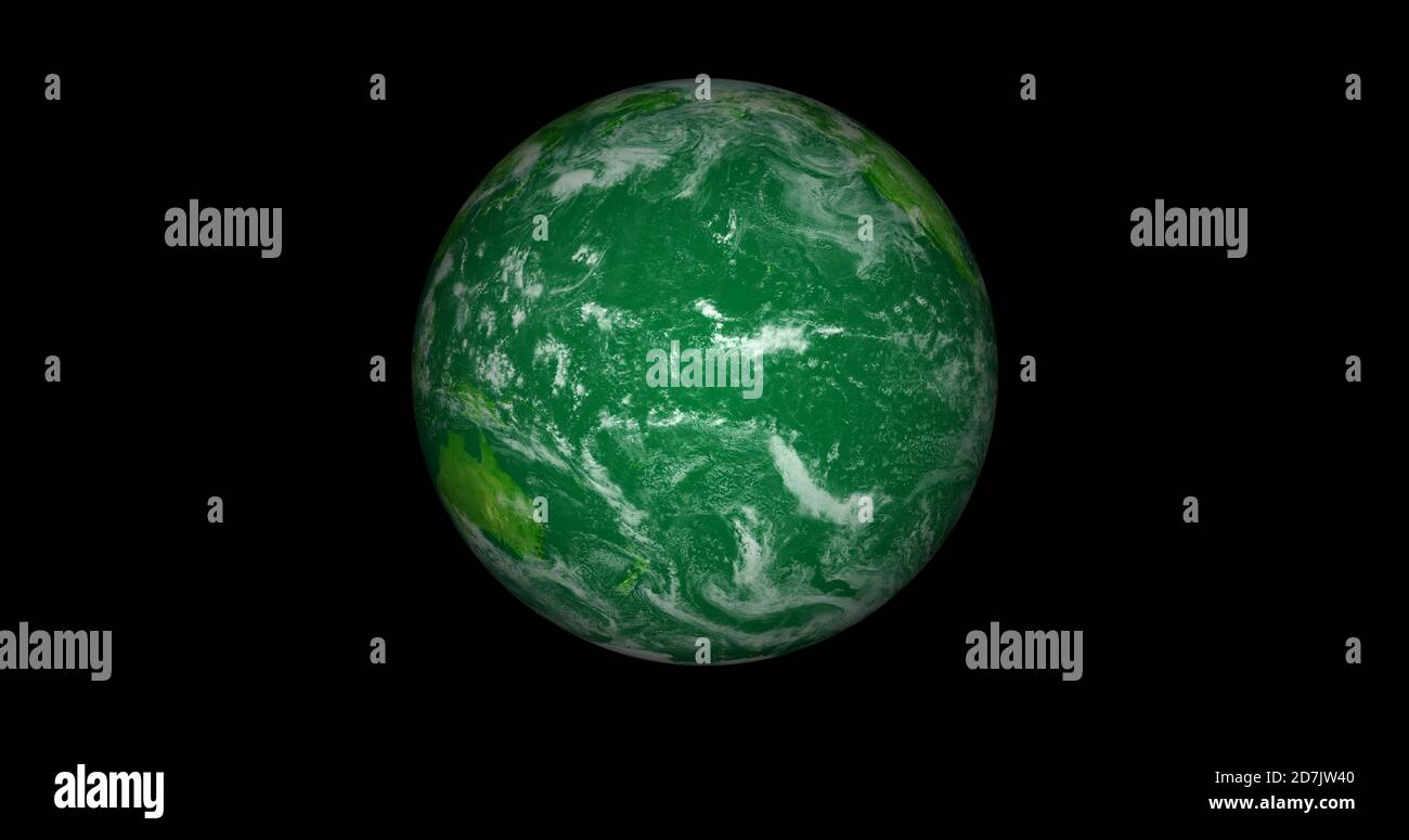 Beautiful photo realistic 3d earth on space. .front view of the earth ...