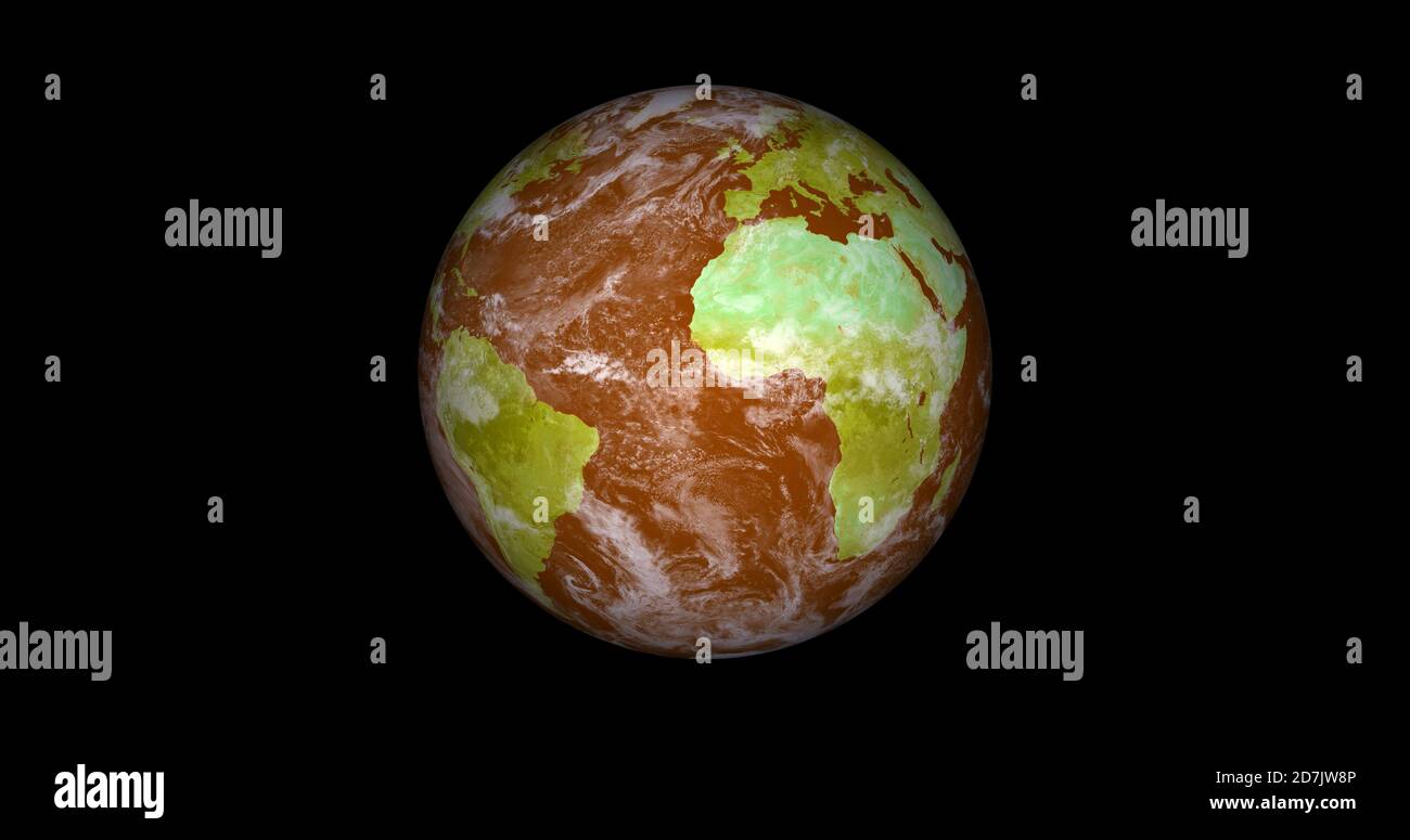 Damage world isolate on white background. Virous attack all over the ...