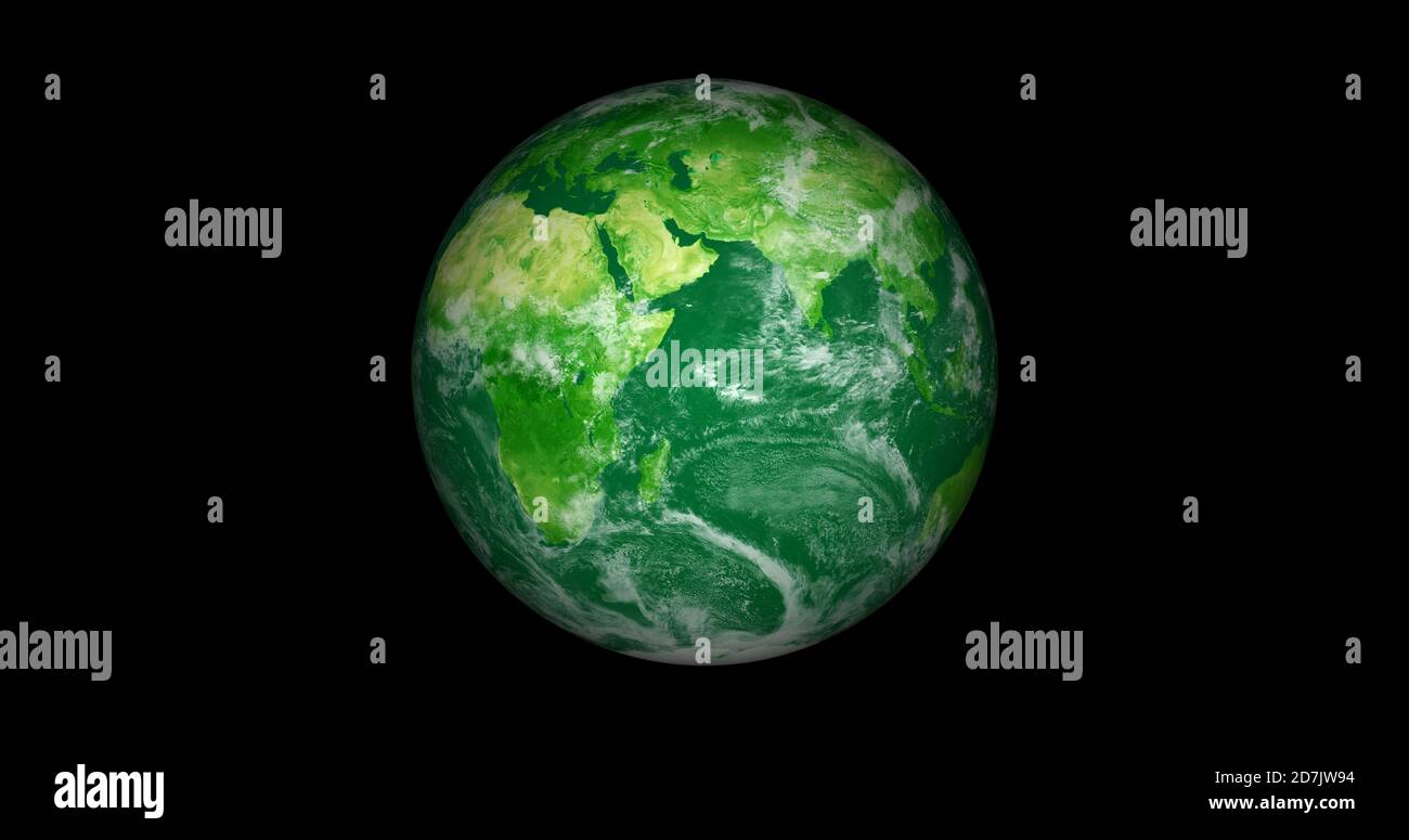 Beautiful photo realistic 3d earth on space. .front view of the earth ...