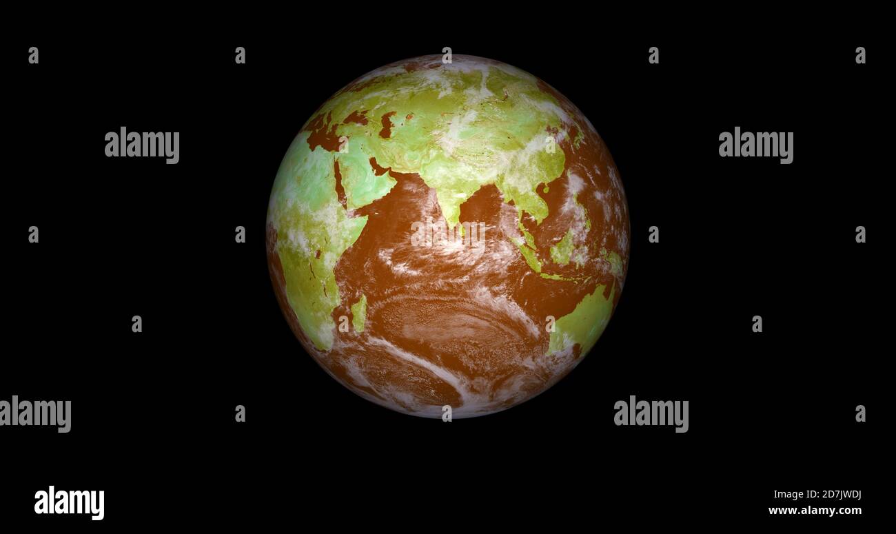 Damage world isolate on white background. Virous attack all over the ...