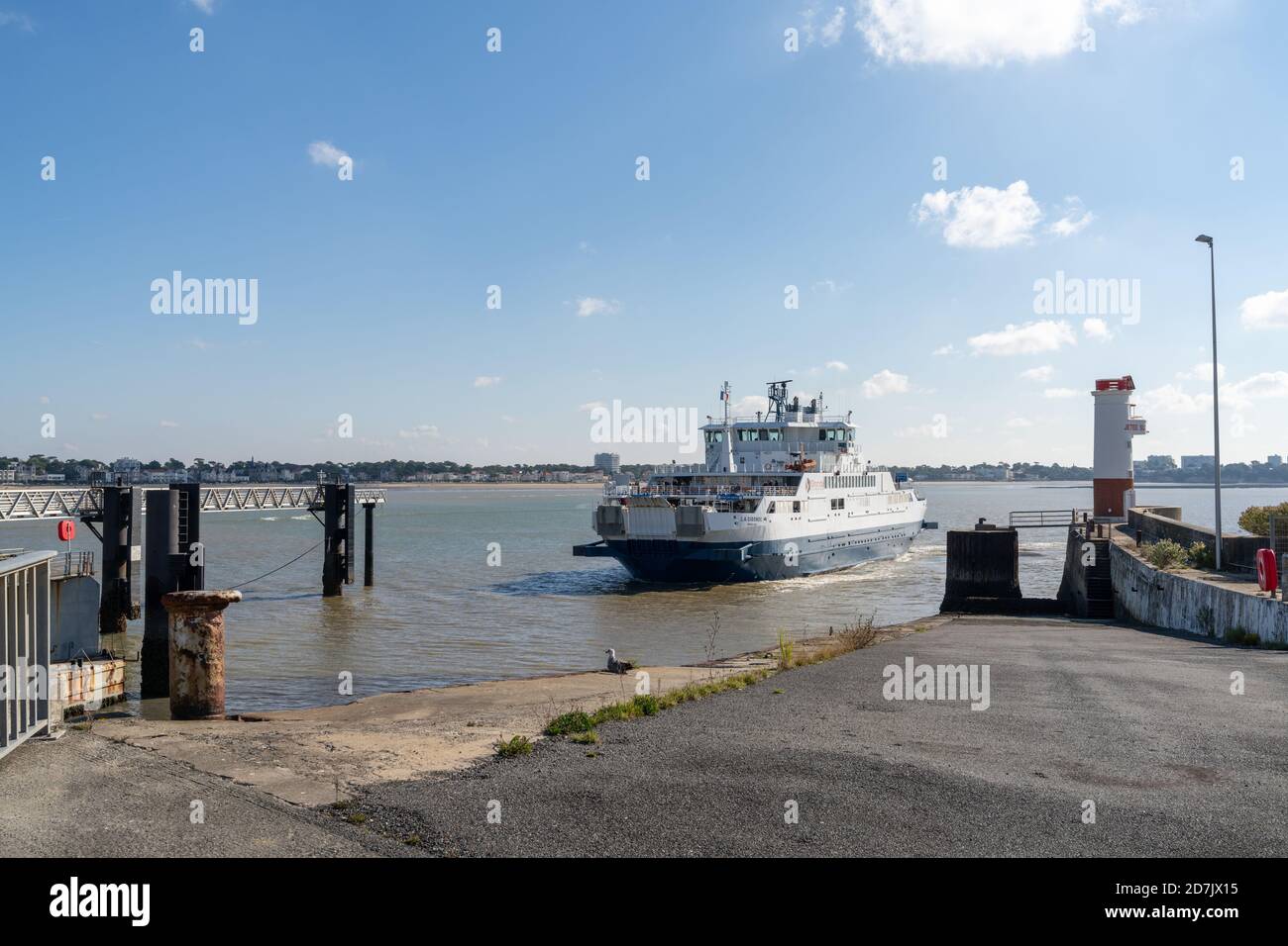 Royan, Charente-Maritime / France - 17 October 2020: the Gironde ferry ...