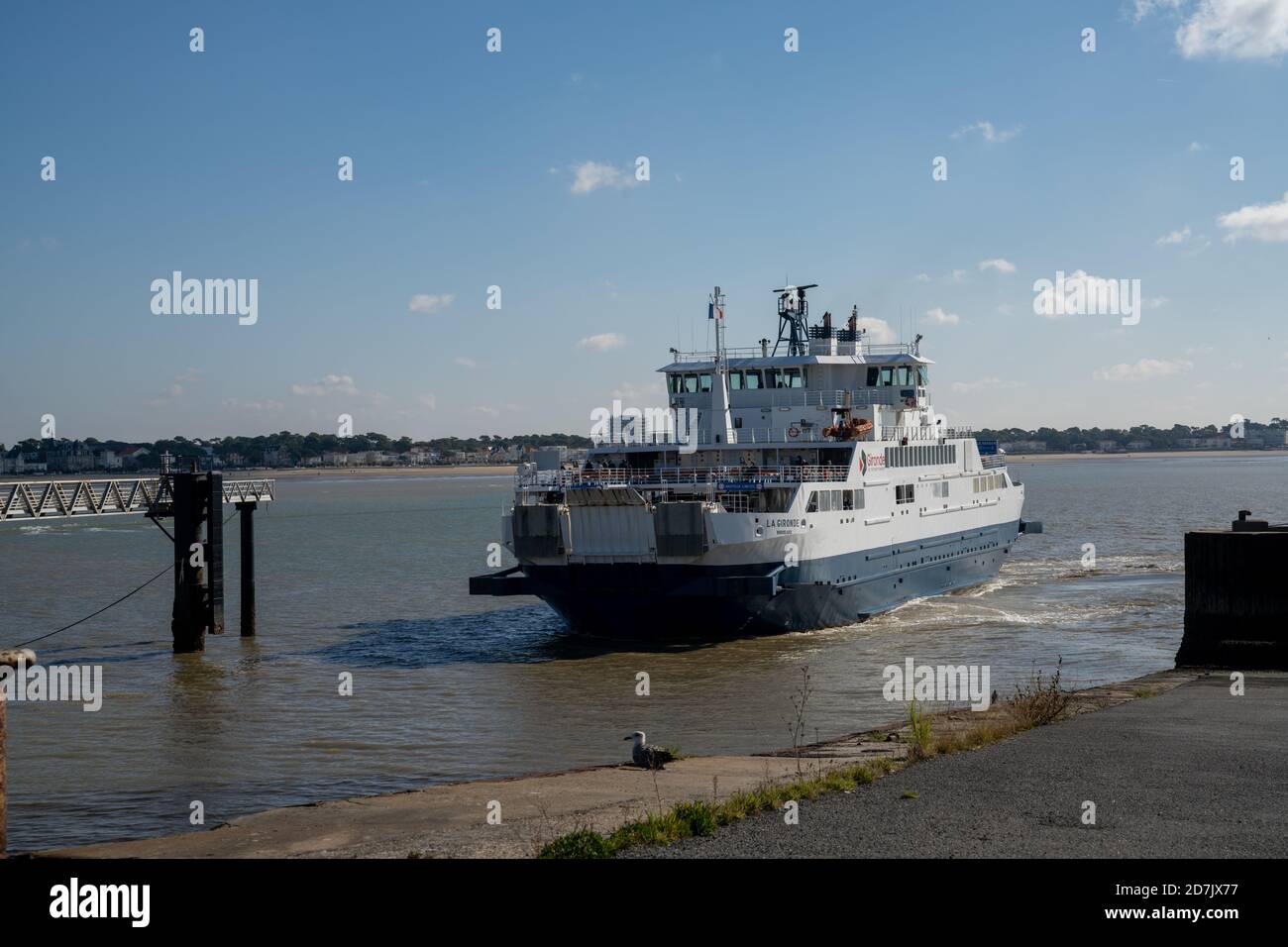 Royan, Charente-Maritime / France - 17 October 2020: the Gironde ferry ...
