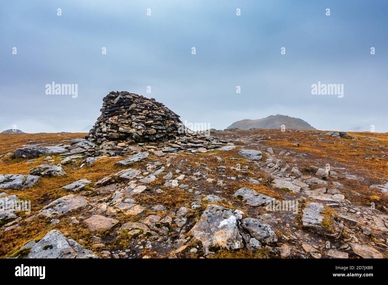 Carn Sasunnaich (Englishman's Cairn) near summit of Beinn Dorain, one ...