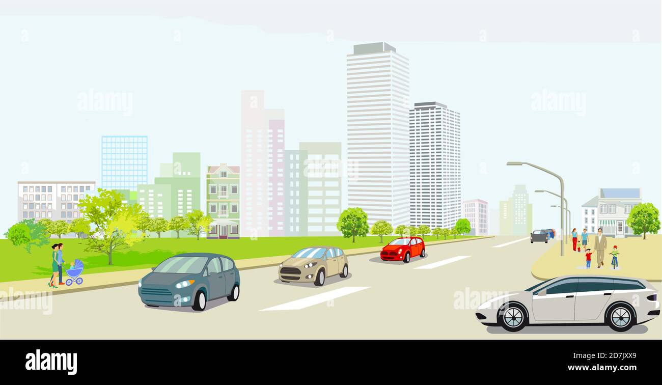 Liveable city Stock Vector Images - Alamy