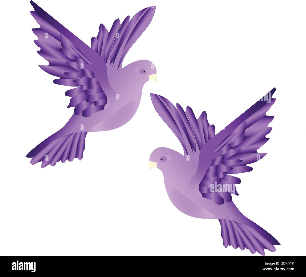 Flying Bird Corner Border Stock Vector Image & Art - Alamy