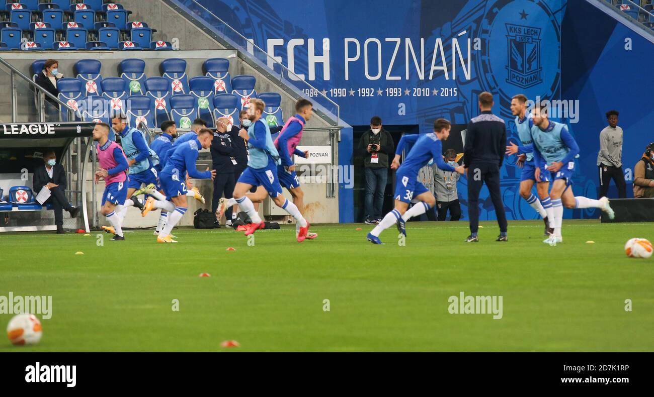 Poznan Stadium, Poznan, Poland. 22nd Oct, 2020. Europa League football ...