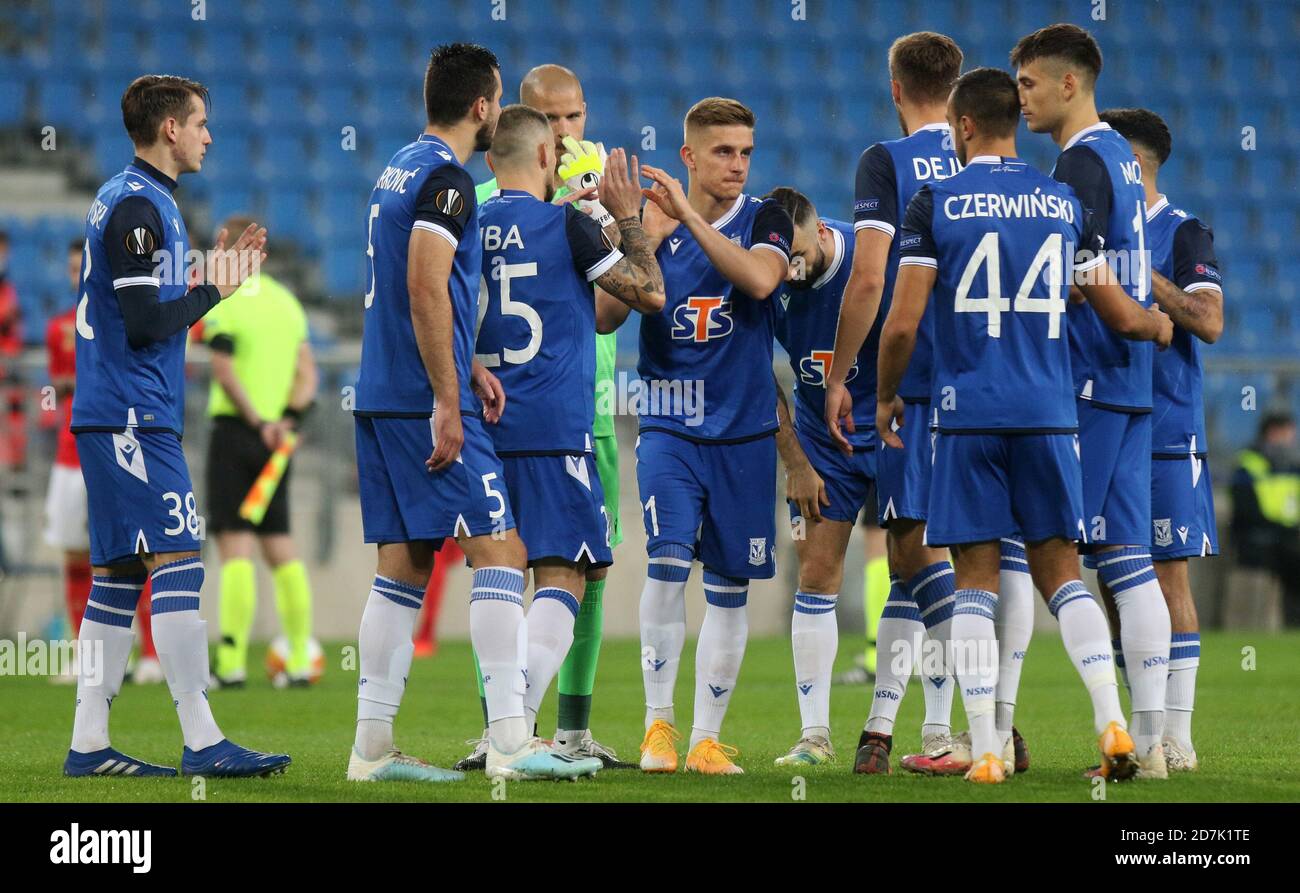 Poznan Stadium, Poznan, Poland. 22nd Oct, 2020. Europa League football ...
