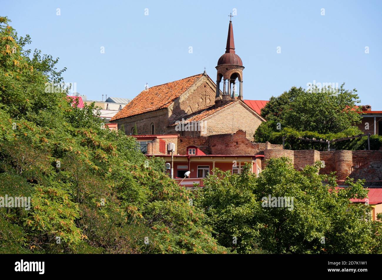 Beautiful view of ancient buildings in Tbilisi, Georgia Stock Photo - Alamy