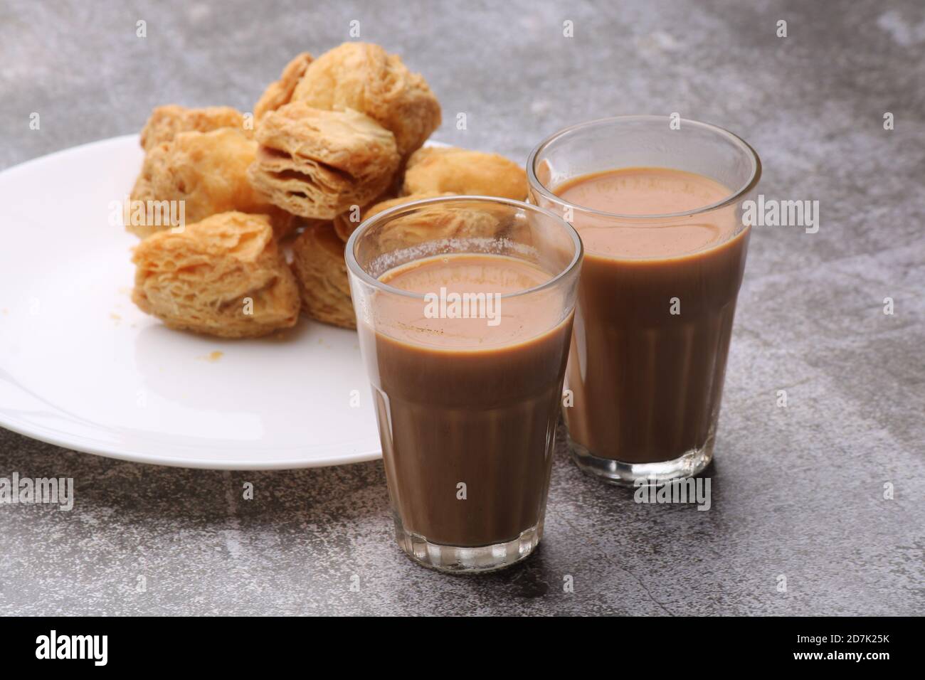indian khari or kharee or salty Puff Pastry Snacks, served with indian ...