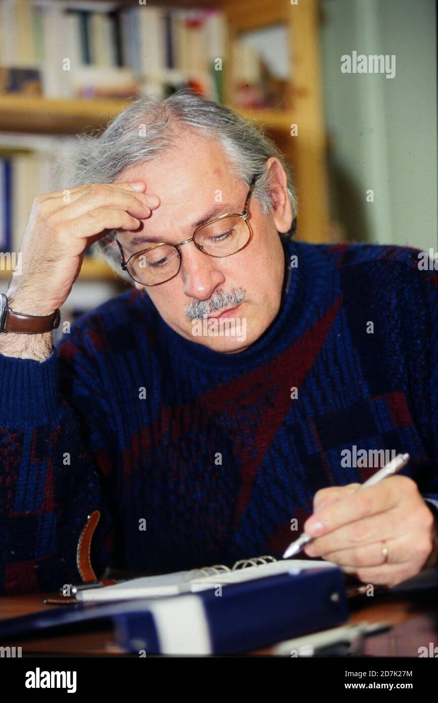 Philippe Meirieu, master of Education, Lyon, France, 1995 Stock Photo ...