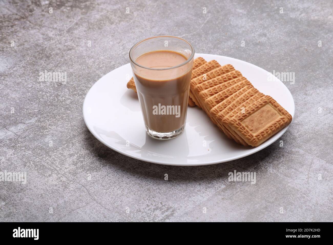 Cutting Chai, Traditional Desi Roadside tea of india with biscuits ...