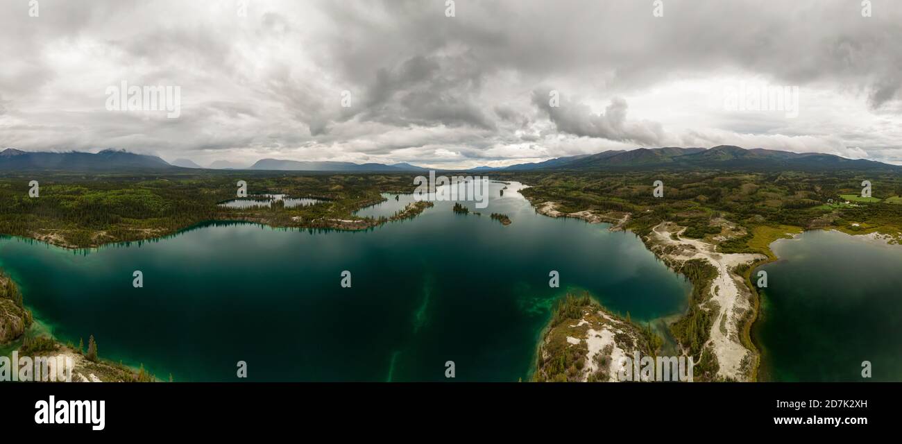 Aerial View of Canadian Nature Landscape Stock Photo - Alamy