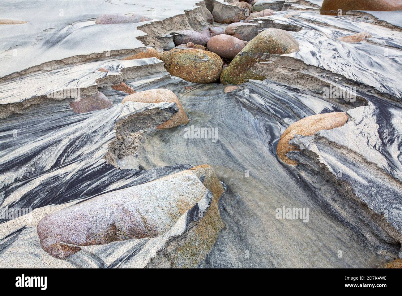 Portheras beach cornwall hi-res stock photography and images - Alamy